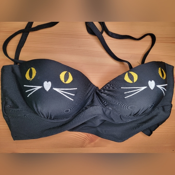 Haiyun | Swim | Nwt Adorable Kitty Cat Bikini Xl | Poshmark